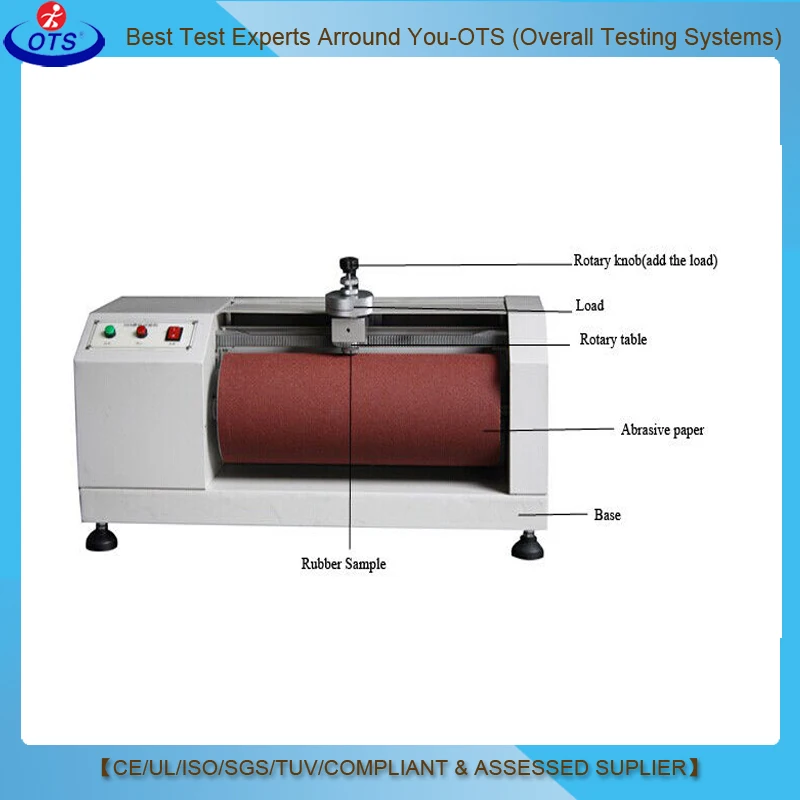 Lab Testing Equipment Iso 4649 Din Rubber Leather And Plastic Abrasion ...