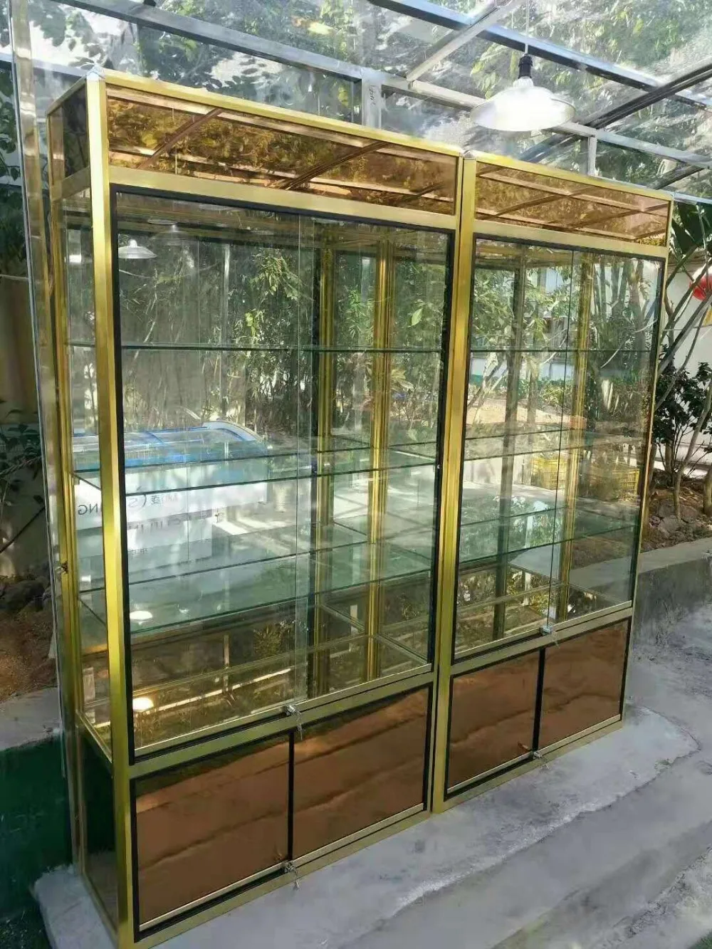 Glass Showcase For Jewelry Store - Buy Glass Display Showcase,Design ...