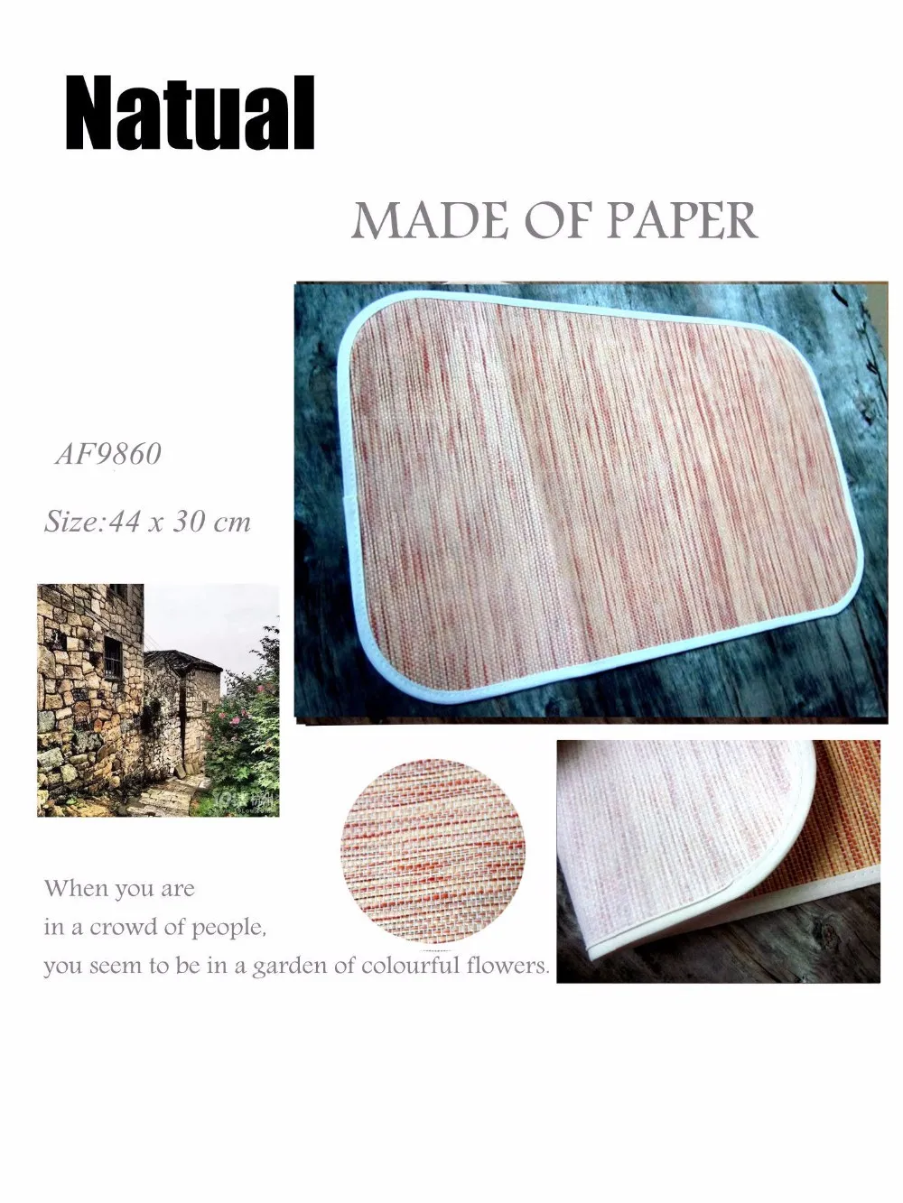 Factory Price Eco-friendly Disposal Paper Table Mats - Buy Paper ...