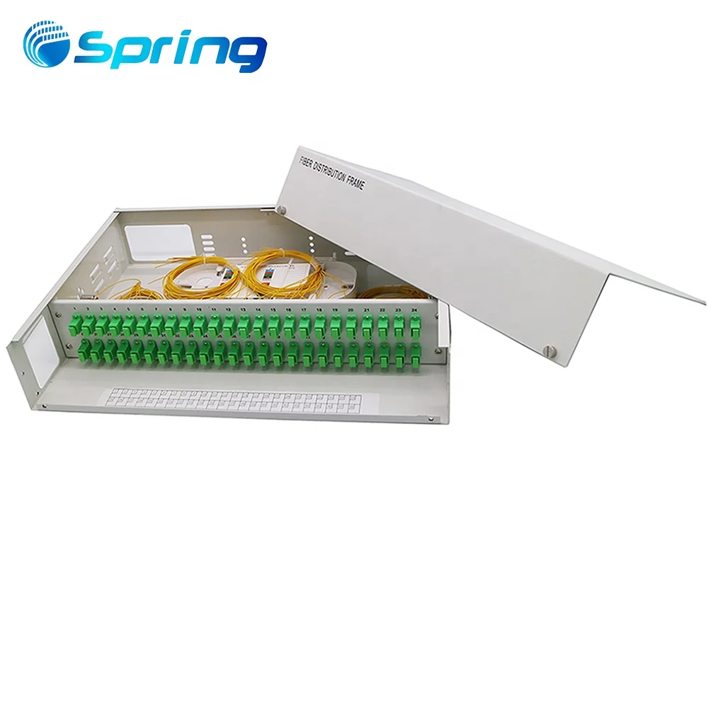 48 72 96 144 Port 4u Patch Panel Fiber Optic Distribution Box Frame(fdf ...