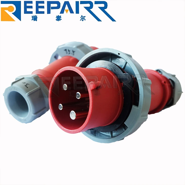 Hot Sale 32a 400v 4p Industrial Plug And Socket For Reefer Container ...