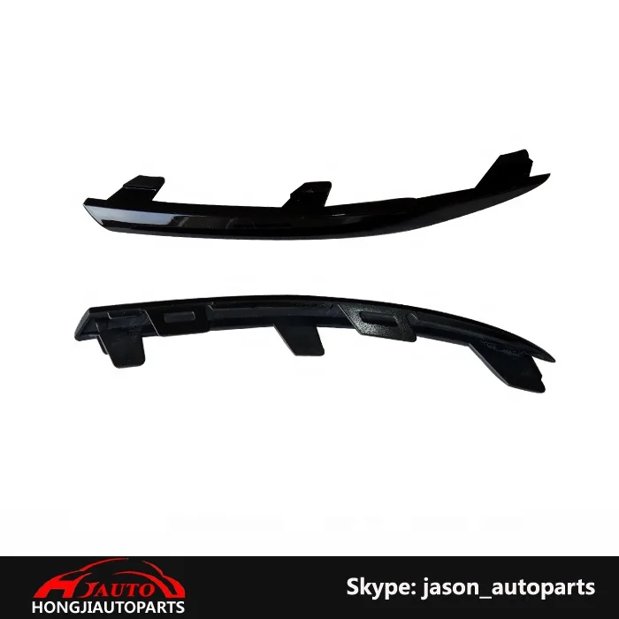 Glossy Black Rear Bumper Strip Trim for VW Polo Sedan 2015-2018 ...