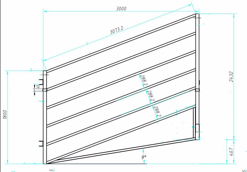 Cattle Sheep Livestock Adjustable Loading Ramp - Buy Livestock Cattle ...