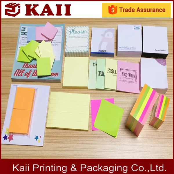 Custom Sticky Note Memo Pad Paper Cube With Wooden Pallet Factory With ...