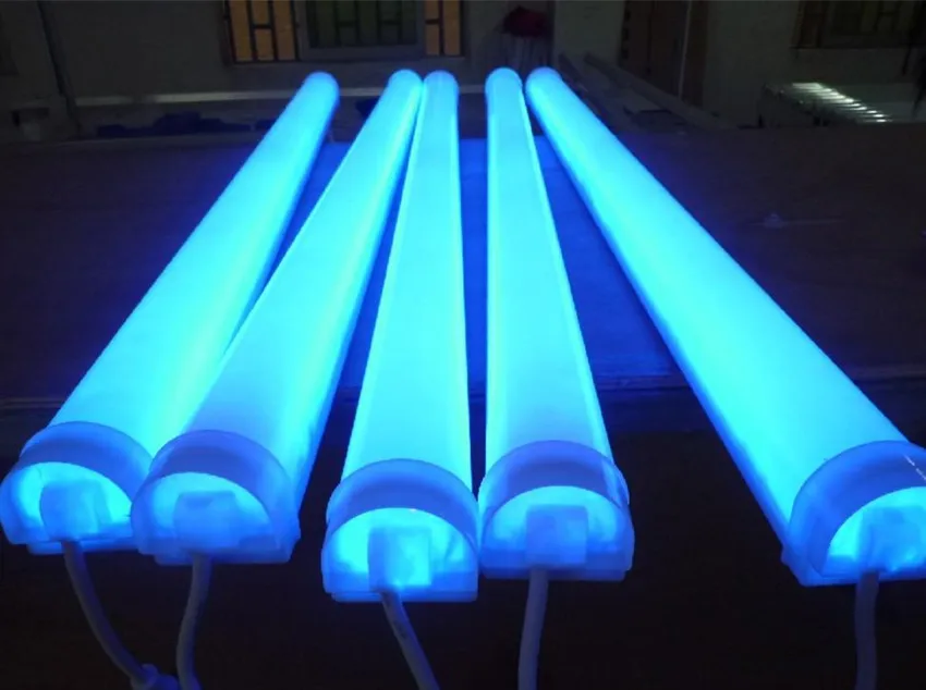 Waterproof Ip65 Programmable Rgb Led Digital Tube Light 8w - Buy Led ...