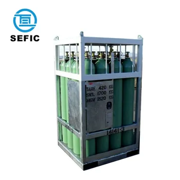 Dnv Offshore Used Mobile Nitrogen Cylinder Rack With 16/18 Cylinders ...