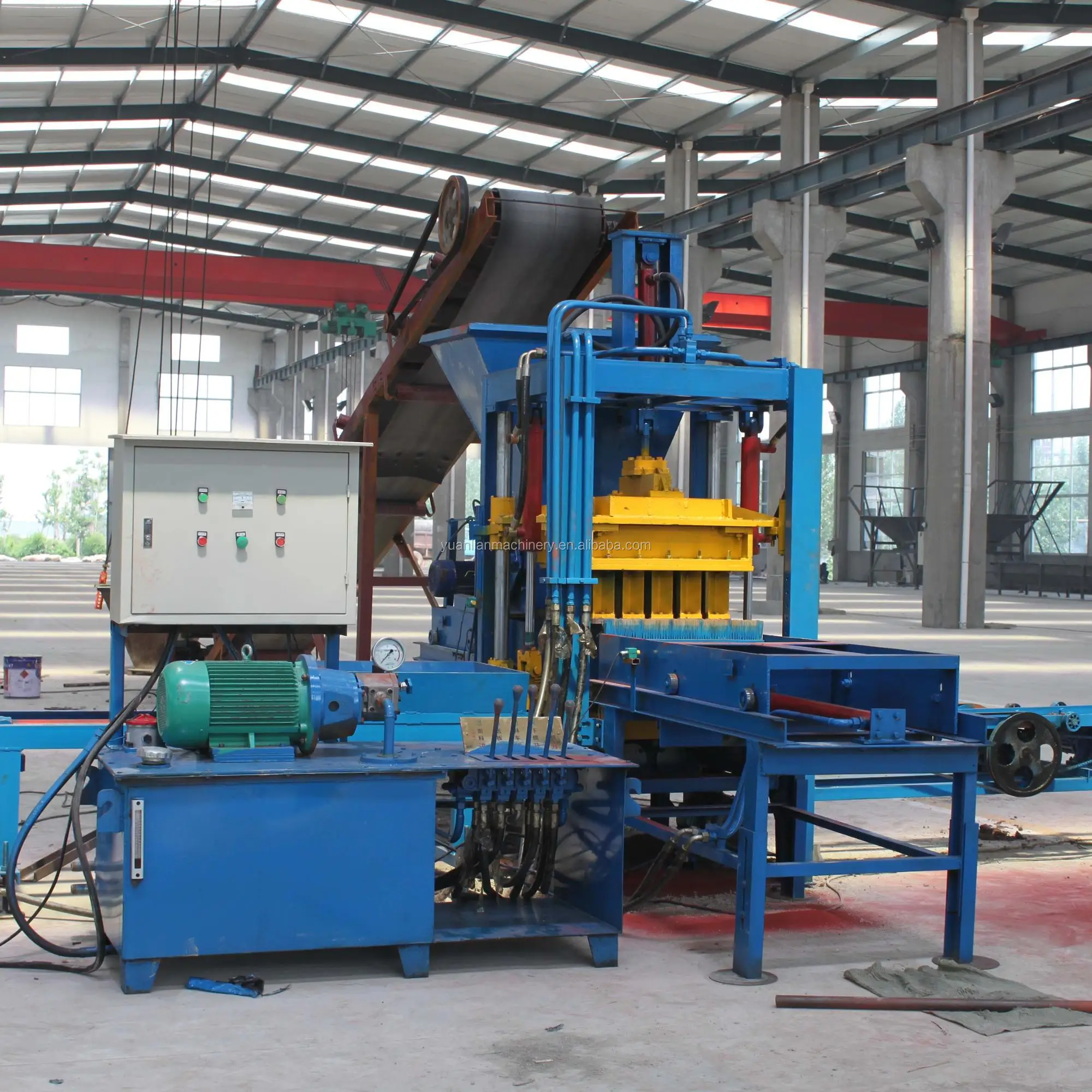 High Press Hydraulic Block Machine Stabilized Press Cement Block ...