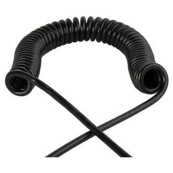 Custom Coiled Power Cord Spiral Cable Spring Wire With Pu Pur Tpu Tpe ...