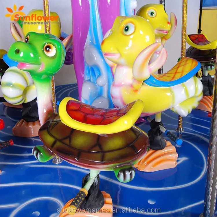 9P Sea Animal Carousel - Fun Amusement Park Ride