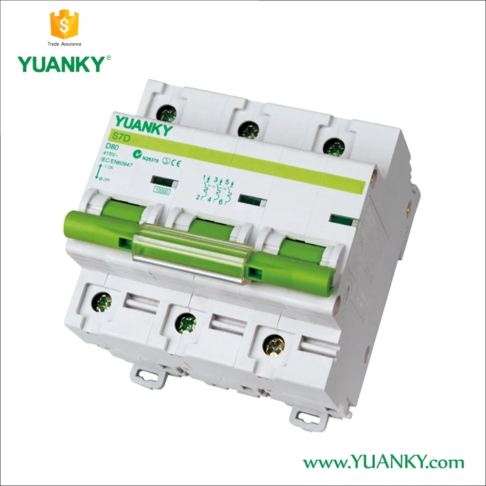 Miniature Circuit Breaker For 4 Pole 100 125 Amp Mcb Price Of A Circuit ...
