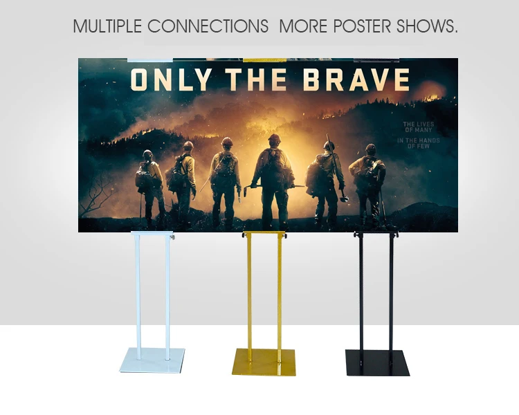 Hot Selling Adjustable Poster Hanging Metal Frame Kt Board Display ...