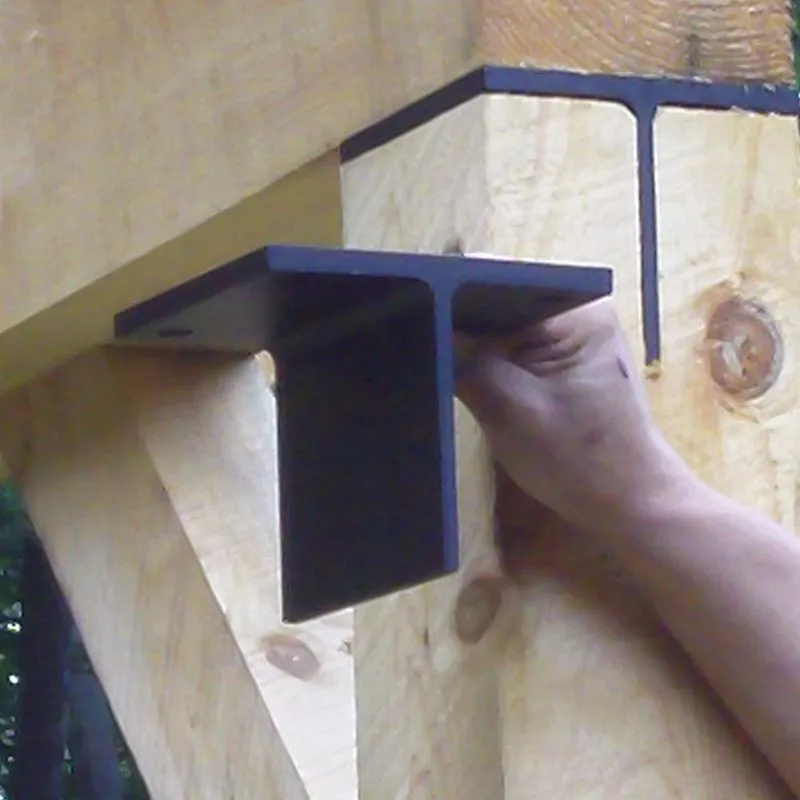 Custom Metal Brackets 90 Degree Joint Board Plate Wood Beam Brackets ...