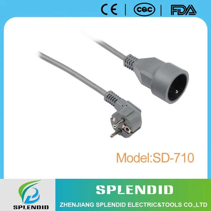 10m 3 Pin Ac Plug European Power Cord Cable - Buy Power Cord,Ac Plug ...