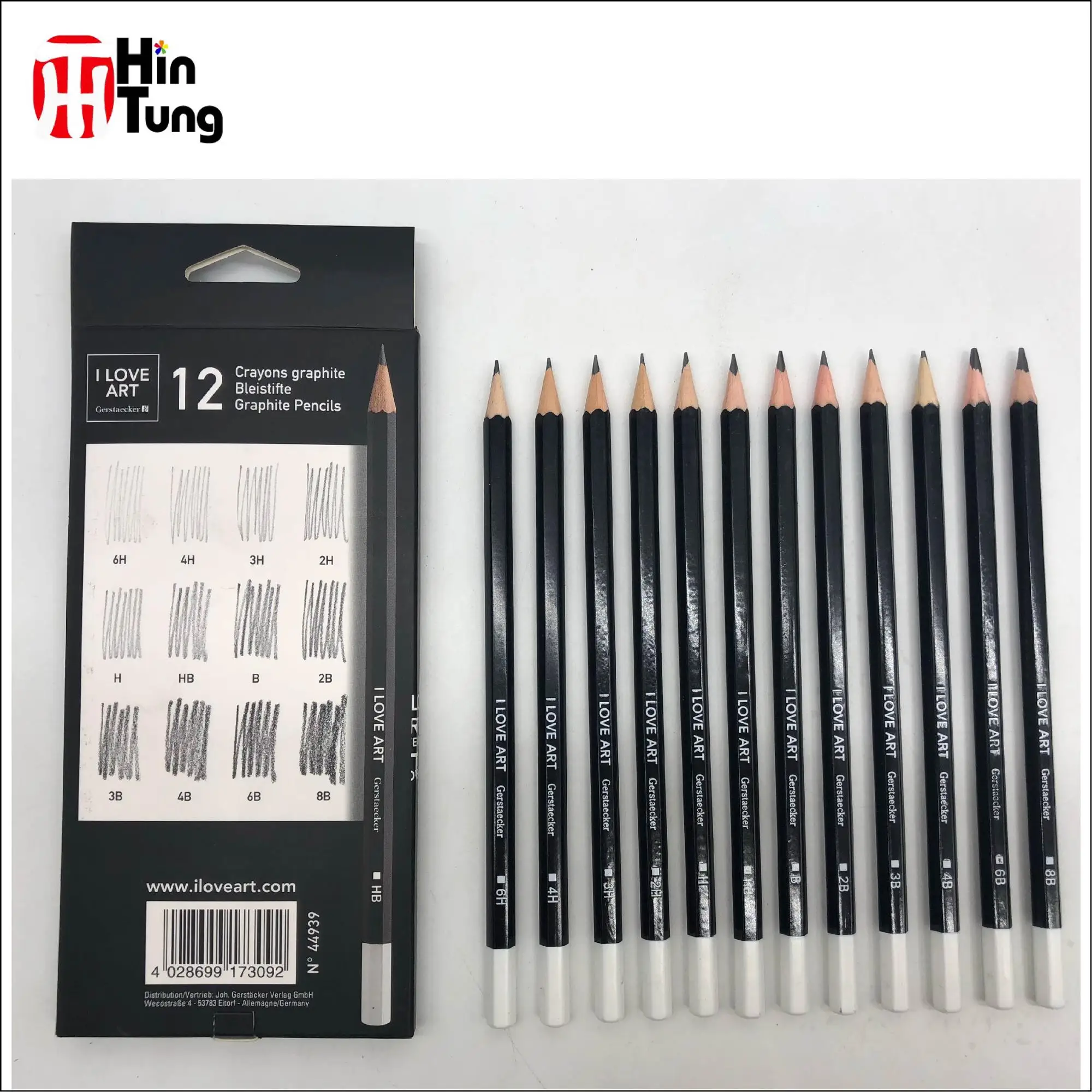 12pcs Sketching Pencil Graphite Pencil Set - Buy Graphite Pencil Set ...