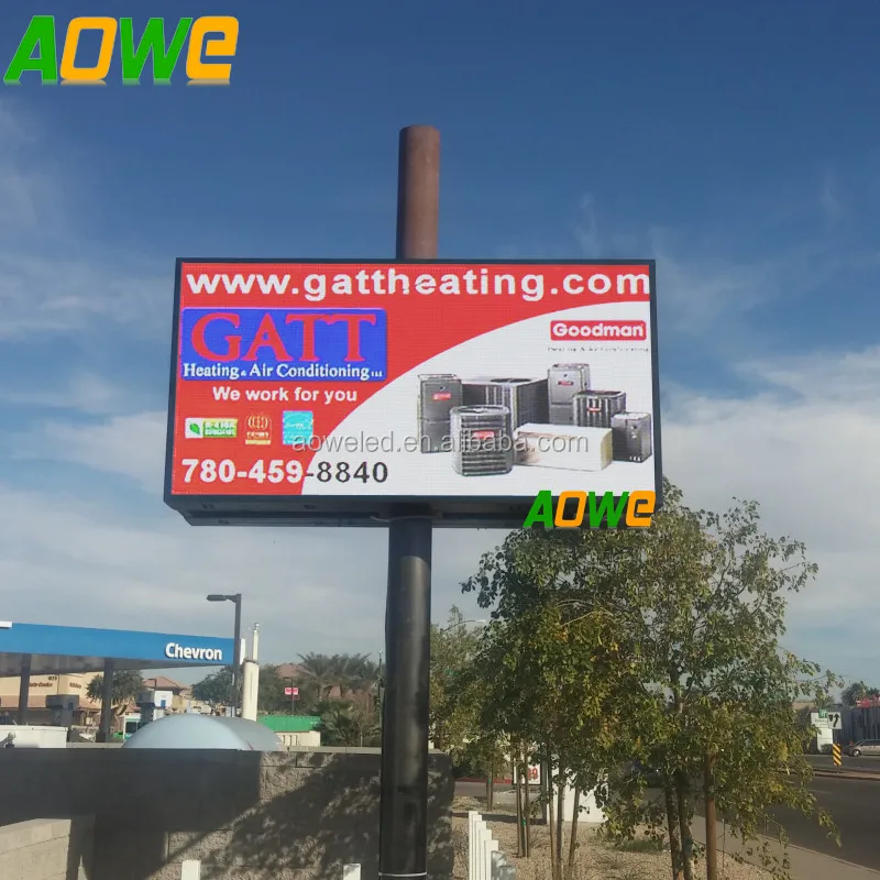 8ft X 4ft,8ft X 5ft Front Access/front Open Outdoor Led Sign With ...