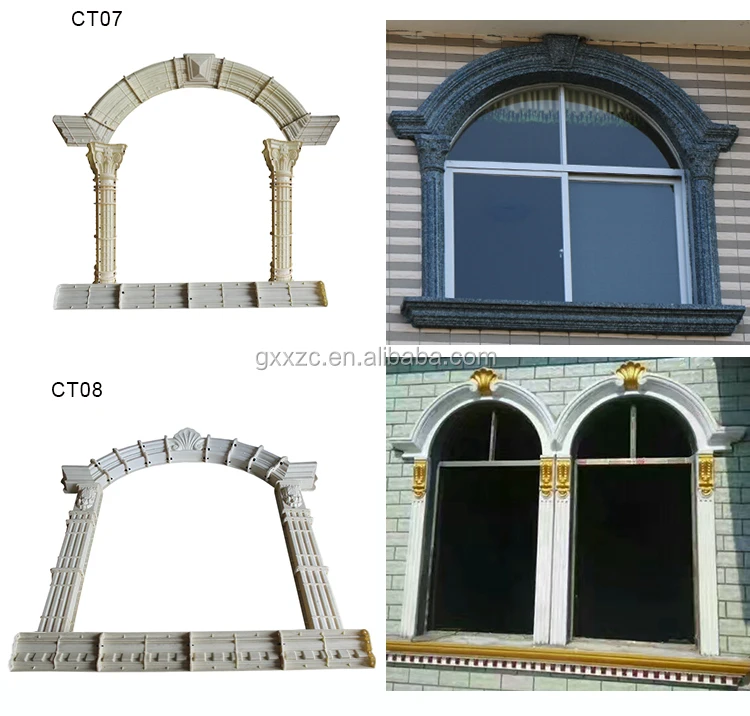 European Abs Plastic Window Frame Molding For House - Buy Window Frame ...