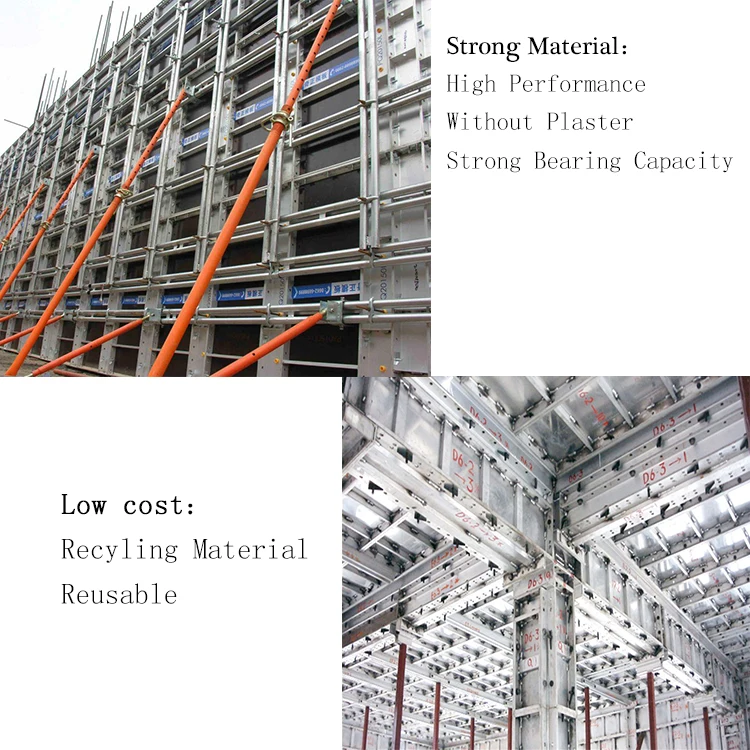 Concrete Formwork Panels Light Weight Aluminium Indoor & Outdoor ...