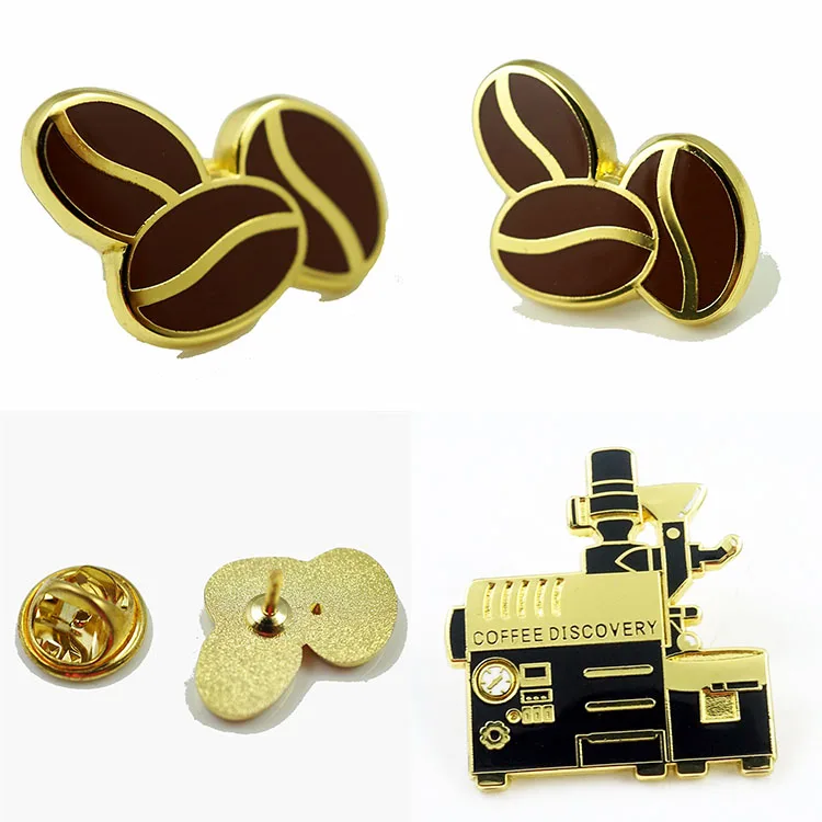 High Quality Coffee Bean Lapel Pin Badge/lapel Bean Pins - Buy Coffee ...