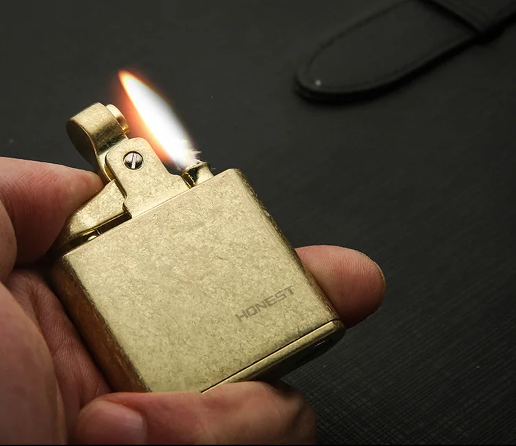 Vintage Retro Matte Lighters - Custom Logo & Oil Refillable