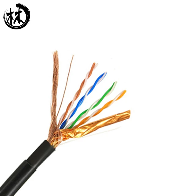 Kico Oem Cat6a Cabo Sftp Stp Exterior Velocidade Rápida Sftp Cat 6a ...