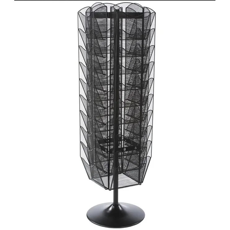 Flooring Metal Wire Mesh Book Magazine Display Holder