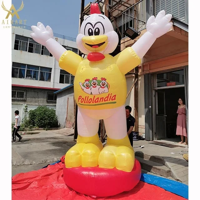 Cool Inflatable Chicken Cartoon Character Fried Chicken Shop Ideas With ...