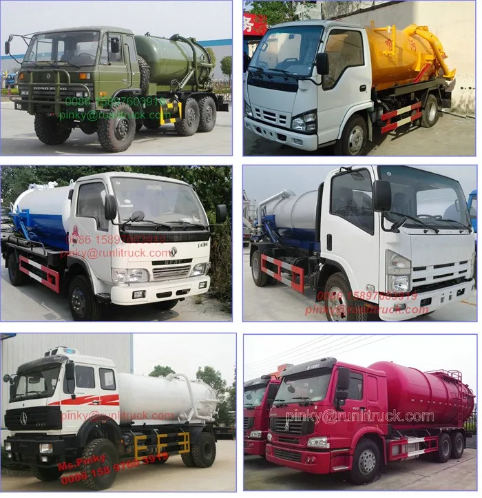 8tons to 10tons Waste Water Trucks - Efficient Solutions