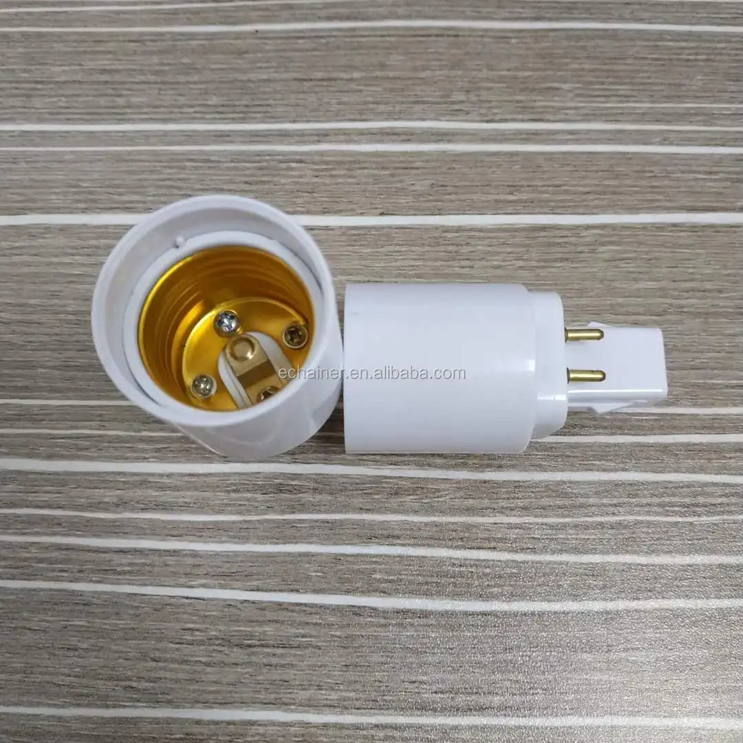 G24 to E26/E27 Adapter - Convert CFL Socket for Bypass Ballast