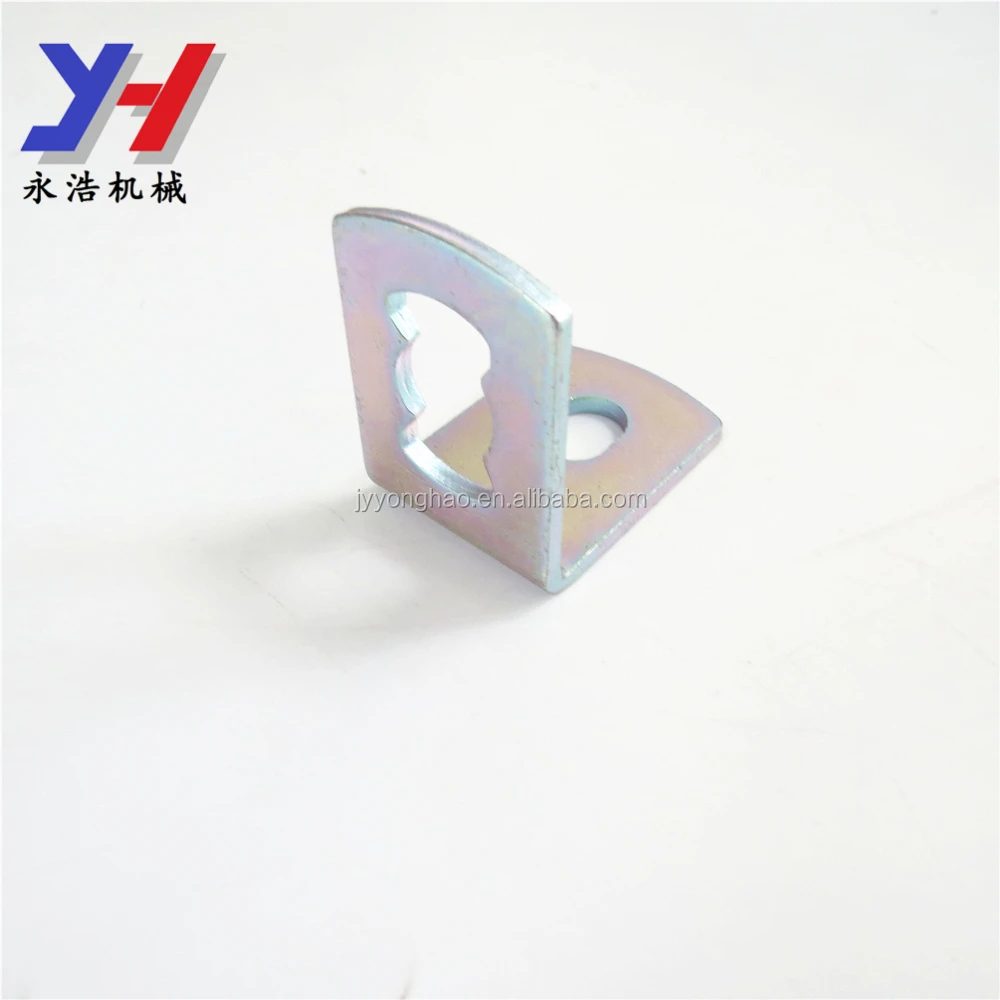 Sheet Metal Punched Zinc Coated Steel 90 Degree Angle Plate - Buy 90 ...
