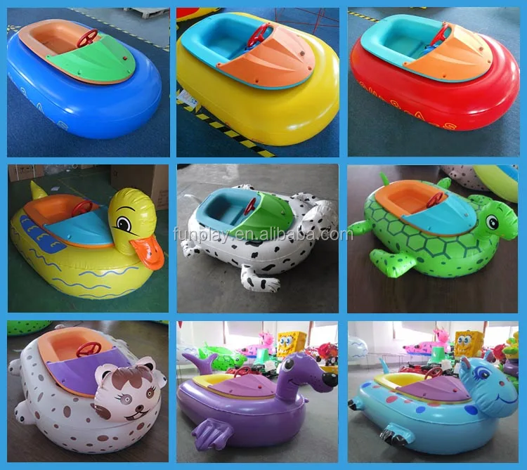 Kids Electric Motor Boat Battery Inflatable Bumper Boat