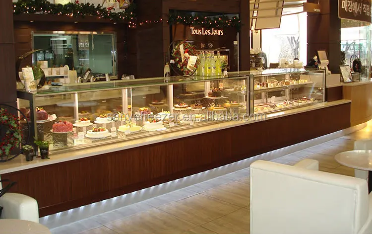 Table Top Cake Display Chiller Upright Bakery Refrigerator Cake Dessert ...