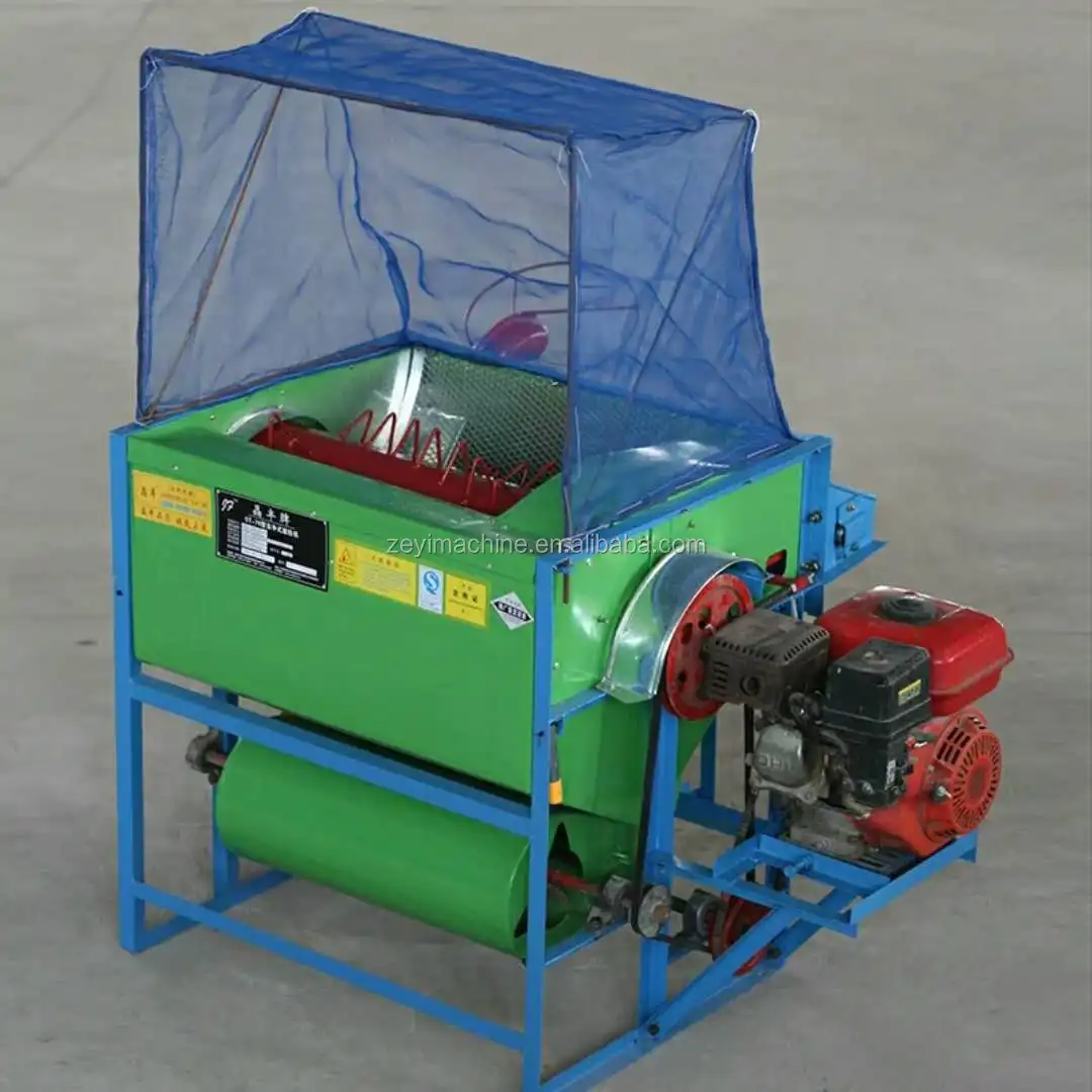 Gasoline Paddy Rice Husking Machine / Electric Wheat Thresher / Diesel ...