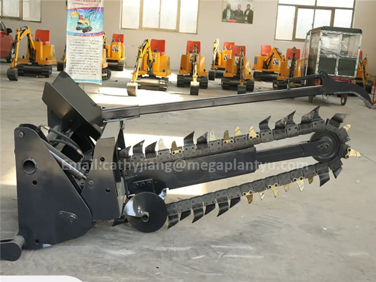 Tractor 3 Point PTO Chainsaw Digging Ditcher Mini Walk Behind