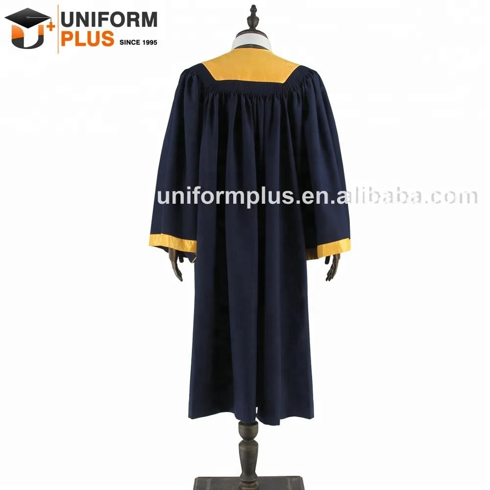 Navy Blue Graduation Caps and Gowns for High Schools and Colleges