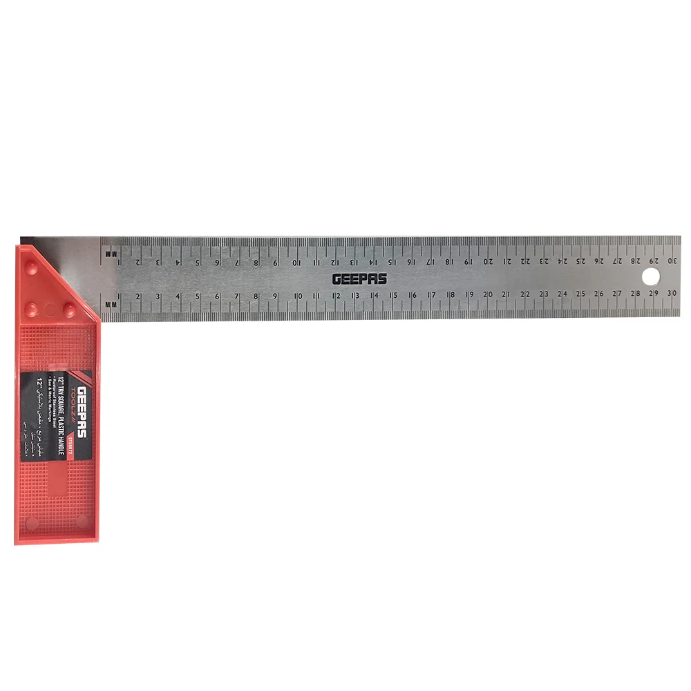 12inch/300mm Miter Try Square Ruler/tri Square/angle Ruler With Plastic ...