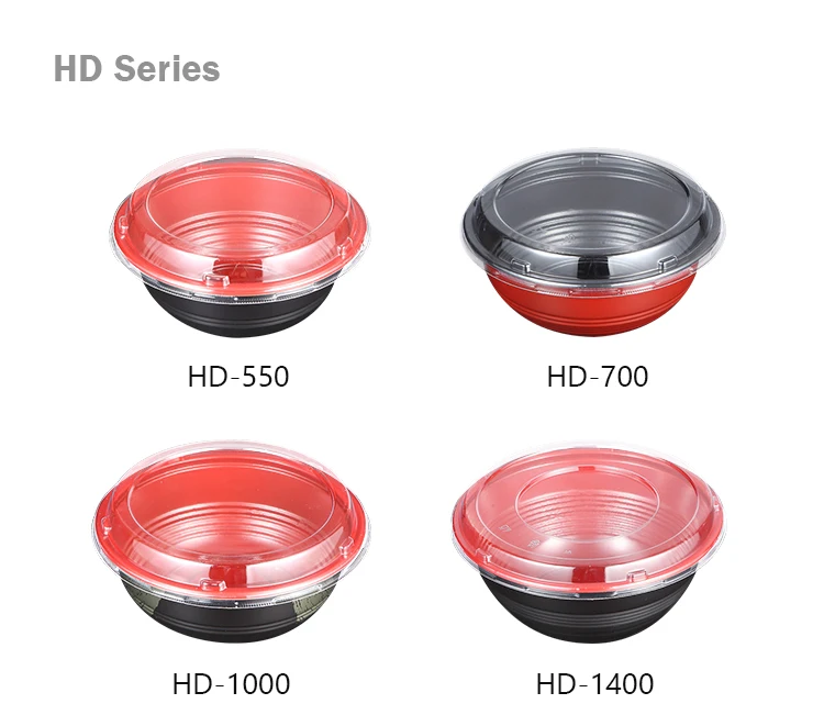 Eco Friendly Heat Resistant Plastic Round Take Away Disposable Pp ...