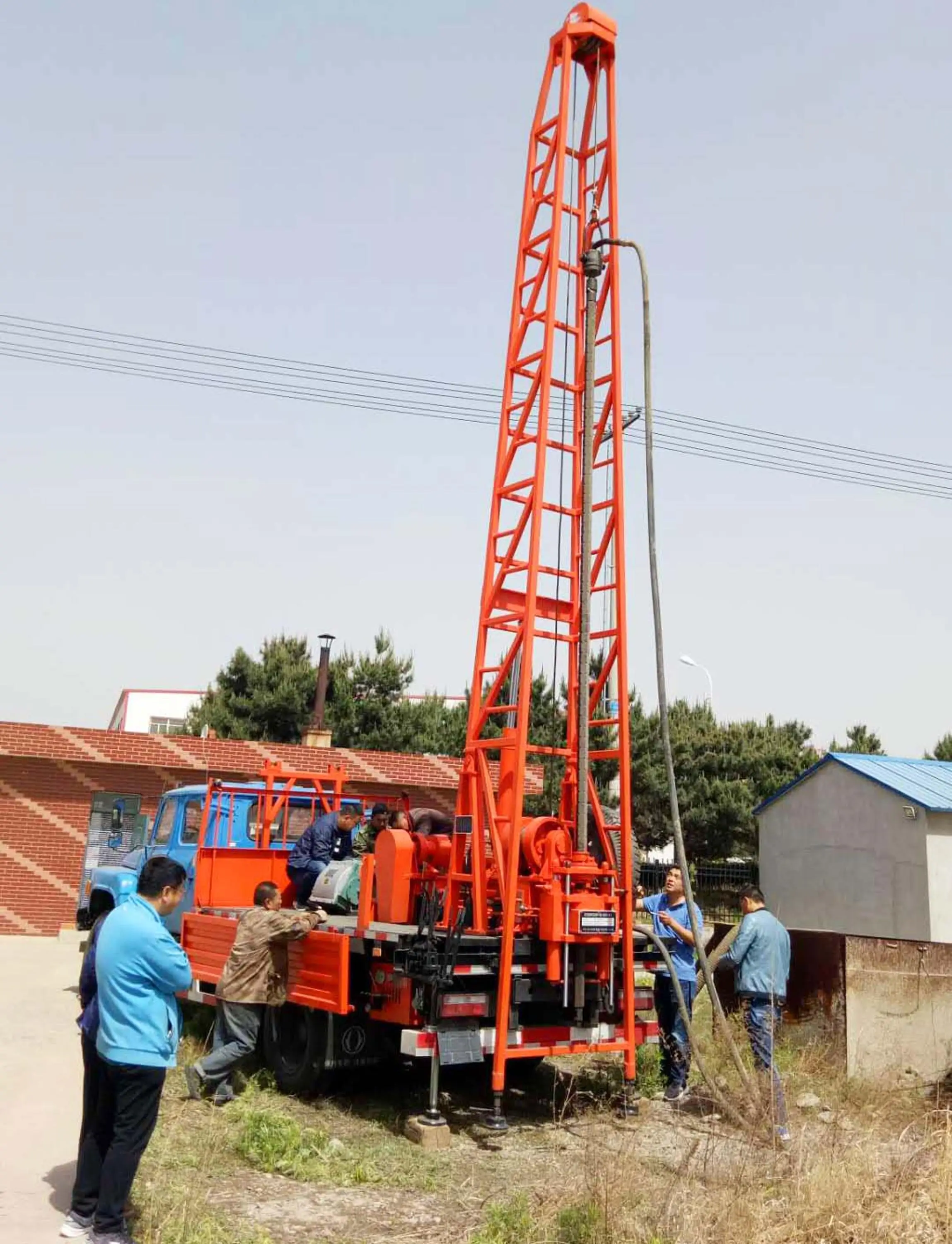 Drilling Rig Diesel Type And Water Well Drilling Rig Application ...
