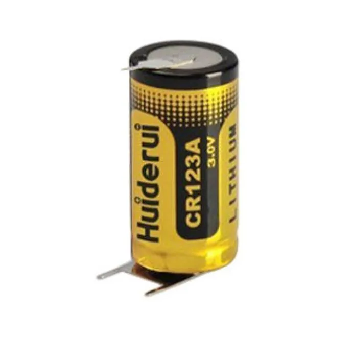 Cr123a (cr2/3a&cr17345) Battery With Tabs,3.0v Nominal Voltage,1,600mah ...