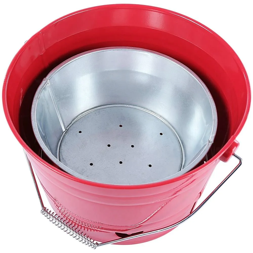 Round Kettle Barbecue Grill Small Portable Charcoal Barbecue Grill ...