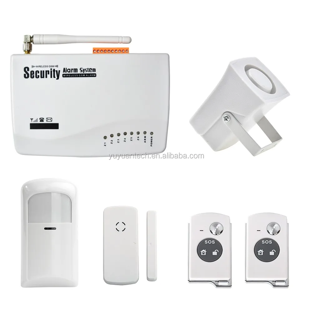Wireless Gsm Sms Door Window Magnetic Sensor Gsm Alarm Security Home ...