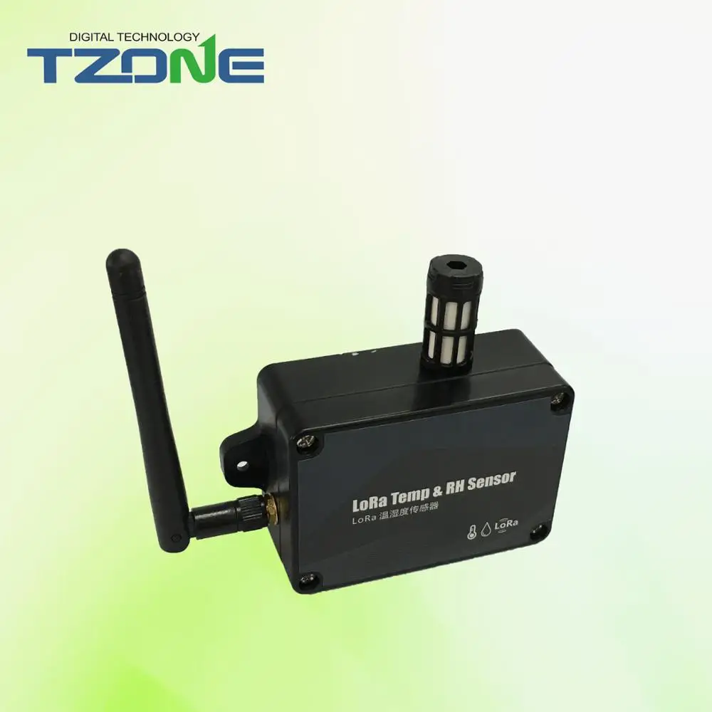 LoRawan network temperature management system LoRa gateway and sensor ...
