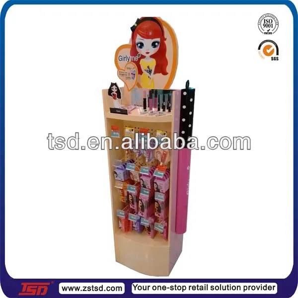 Acrylic Counter Top Lip Balm Display Stand - 4 Sided Rotating