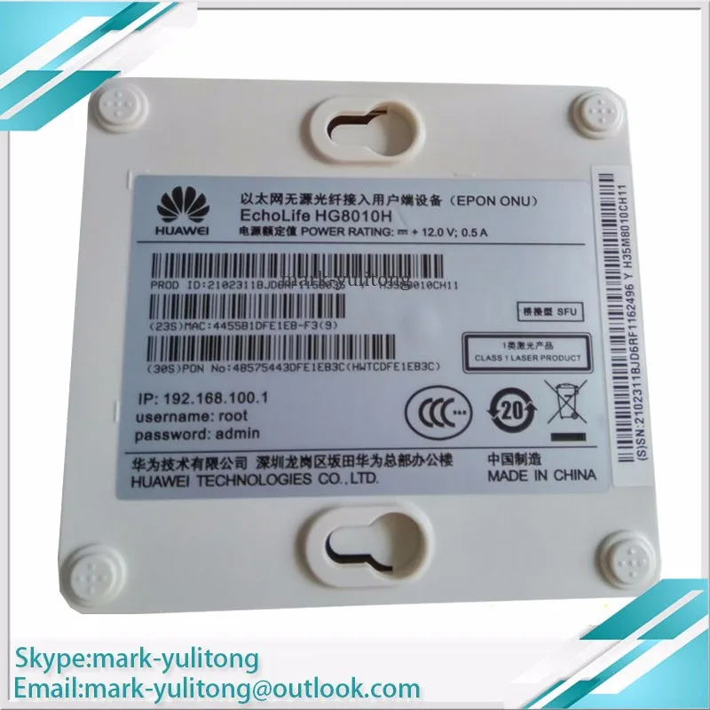 Huawei Hg8010h Hg8010 Epon Onu Ont - Buy Ftth Ont,Gepon Onu,Hg8010h ...