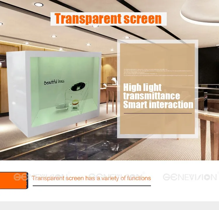 17 Inch Transparent OLED Screen - Ideal for Showcase Display