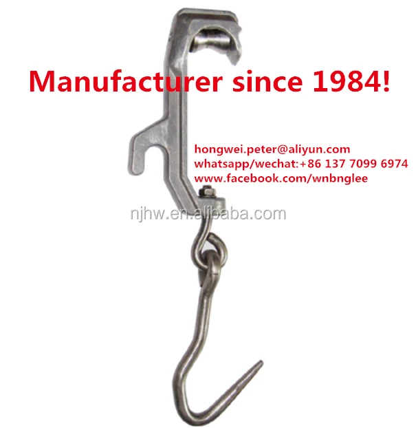 Stainless Steel Meat Carcass Hanging Hooks - Durable & Efficient