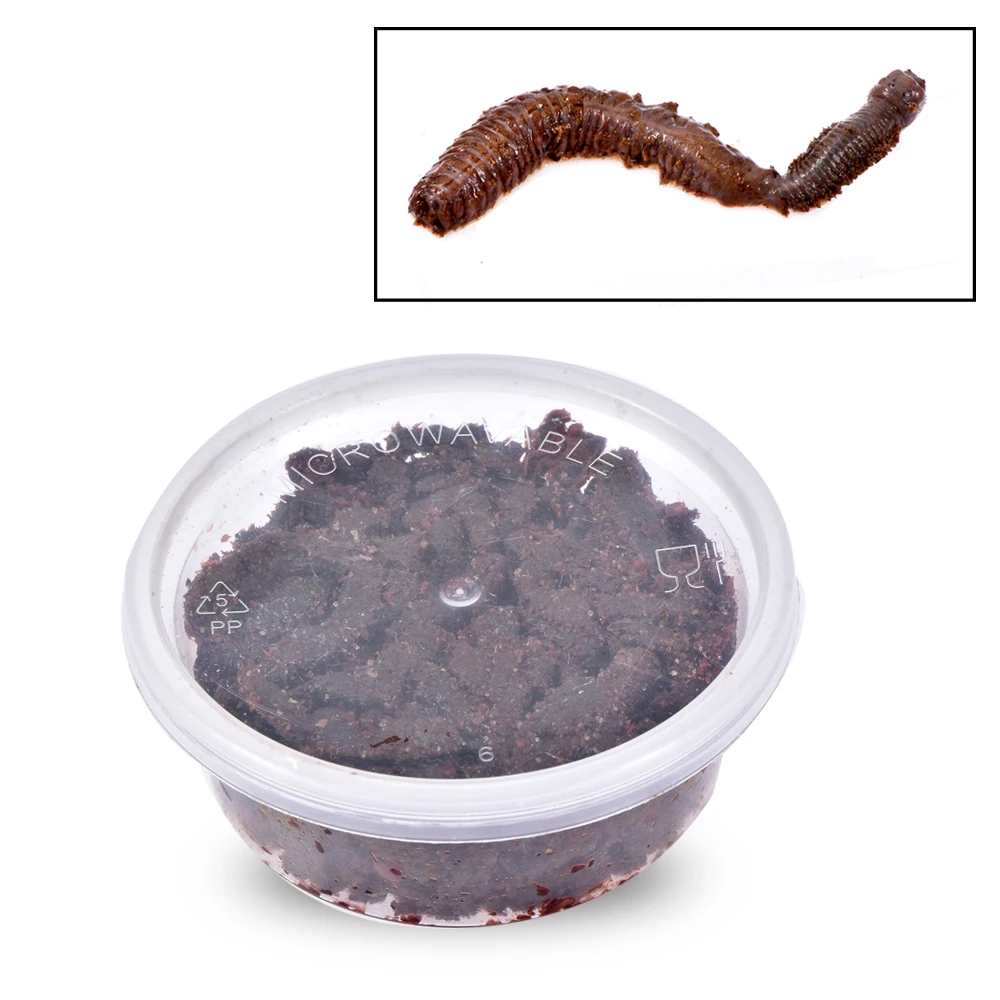 Peche Silkworm Sand Red Worm Pesca Freeze Dried Natural Fishing Lures ...