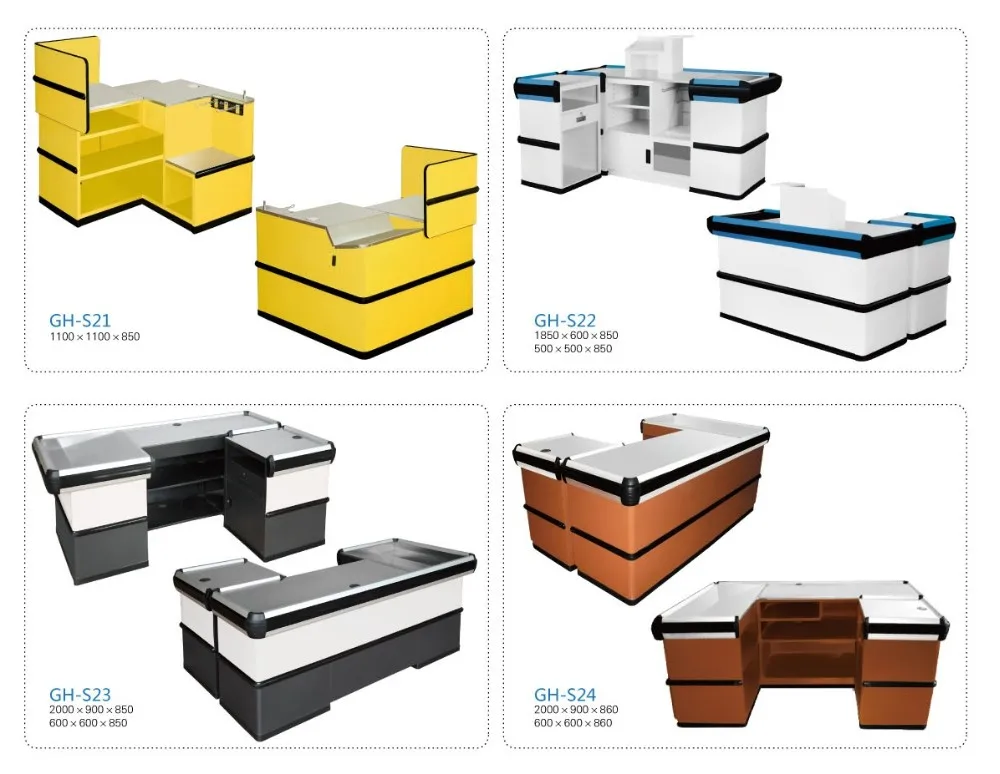Supermarket Equipment Checkout Counter Cashier Table Convenience Store ...