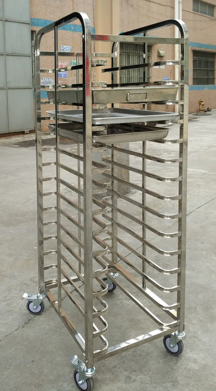 Stainless Steel GN Pan Trolley - Multi Tier Food Service