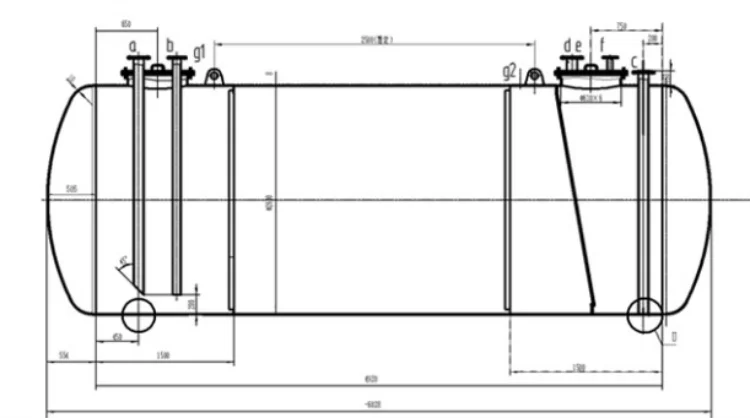 Different Capacity Of Underground Oil Fuel Storage Tank - Buy Storage ...