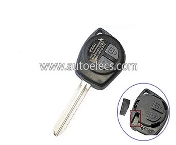 Car Key For Suzuki Swift Remote Keys Fob 2 Button Toy43 Blade 4d 66 ...
